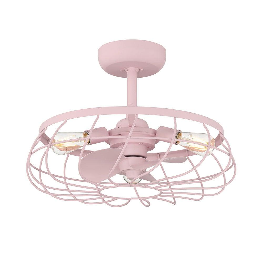 Why the Industrial Pink Ceiling Fan is a Hot Design Trend